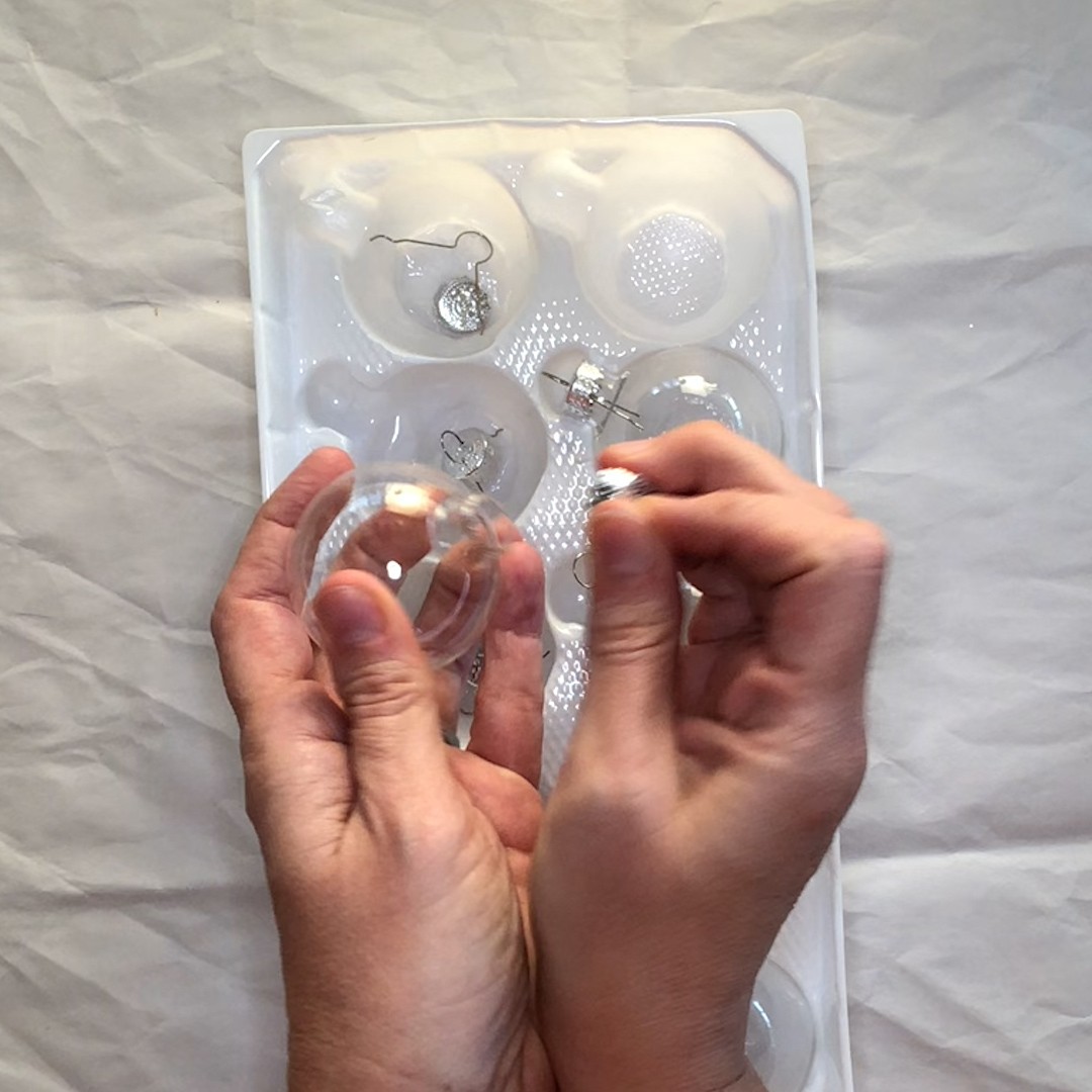 Glitter Alcohol Ink Ornaments - Artful Pursuits